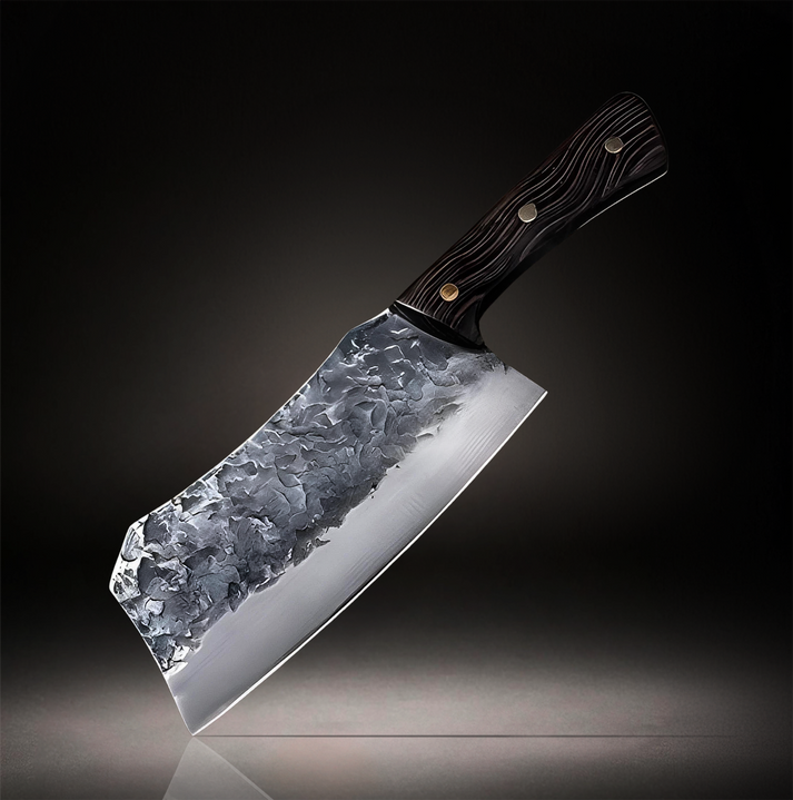 Hand Forged Meat Cleaver Knife – Masuta Kitchen