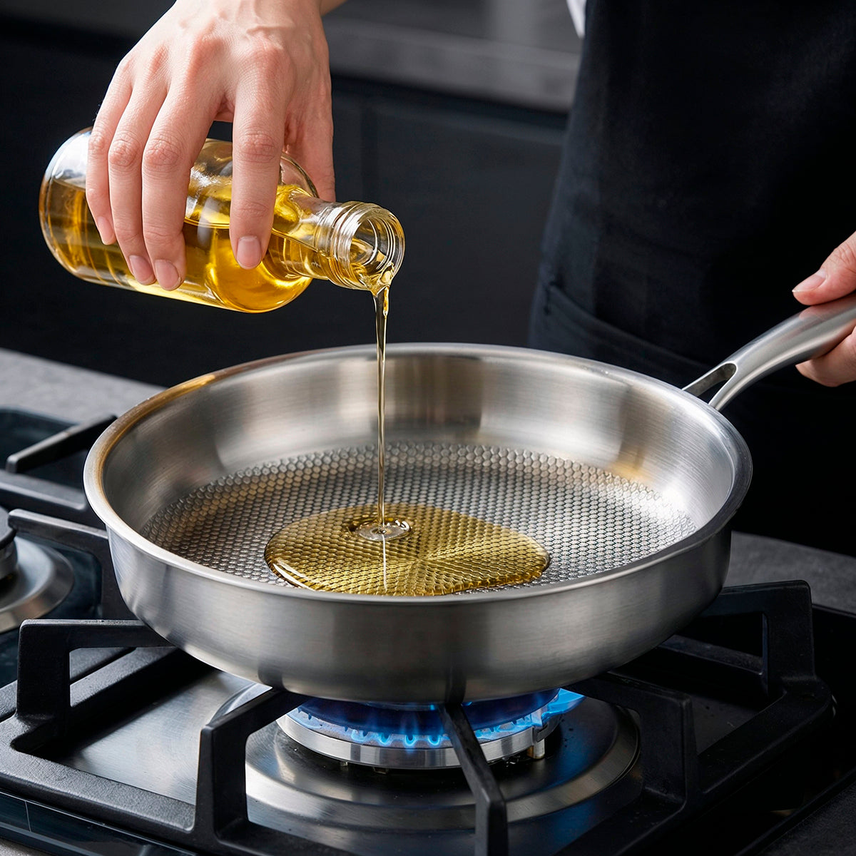 Titanium Flat-Bottom Sauté Pan – Masuta Kitchen